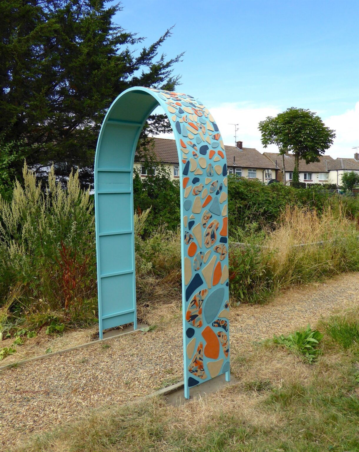 Lewis & Raby fabricates artistic metal archway for community project ...
