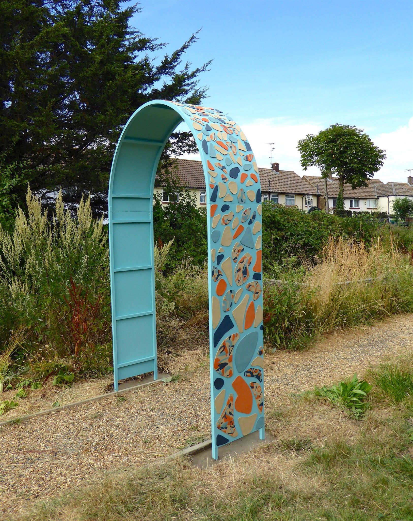 Lewis & Raby fabricates artistic metal archway for community project ...